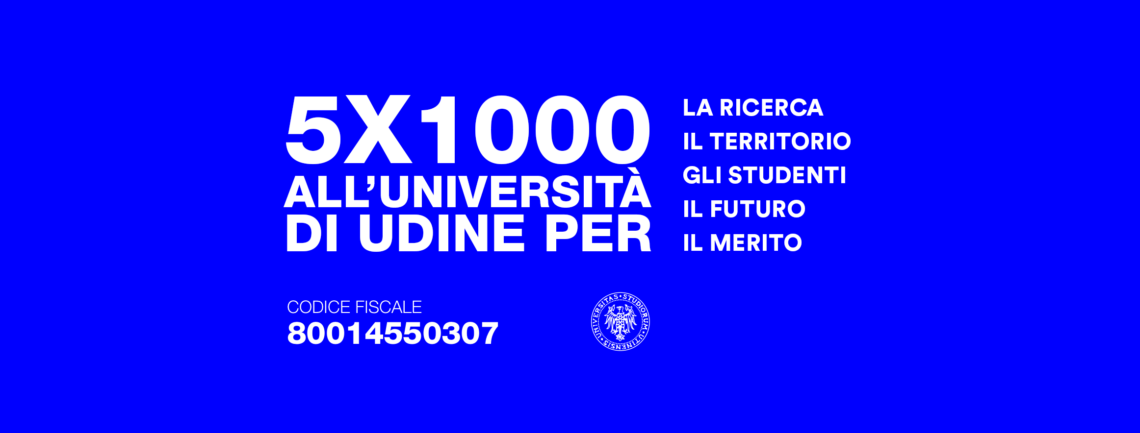 5 per 1000 — UNIUD - Università degli Studi di Udine