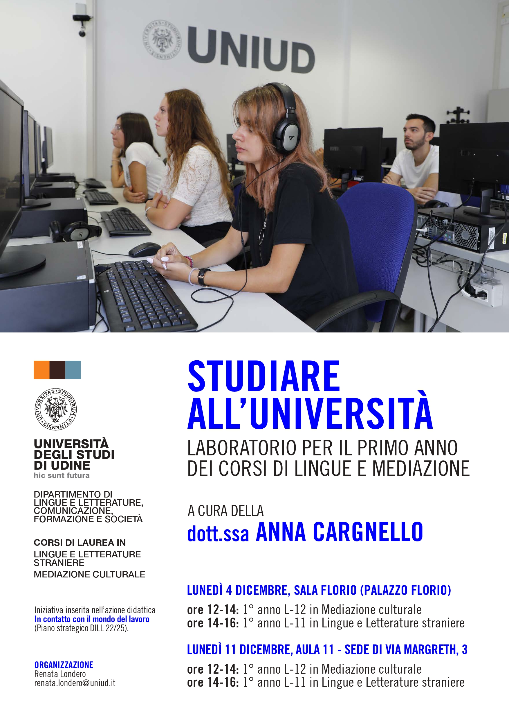 Secondo incontro workshop "Studiare all'Università" - dott.ssa ...
