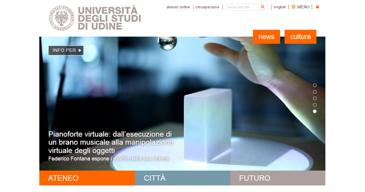 vista desktop — UNIUD - Università degli Studi di Udine